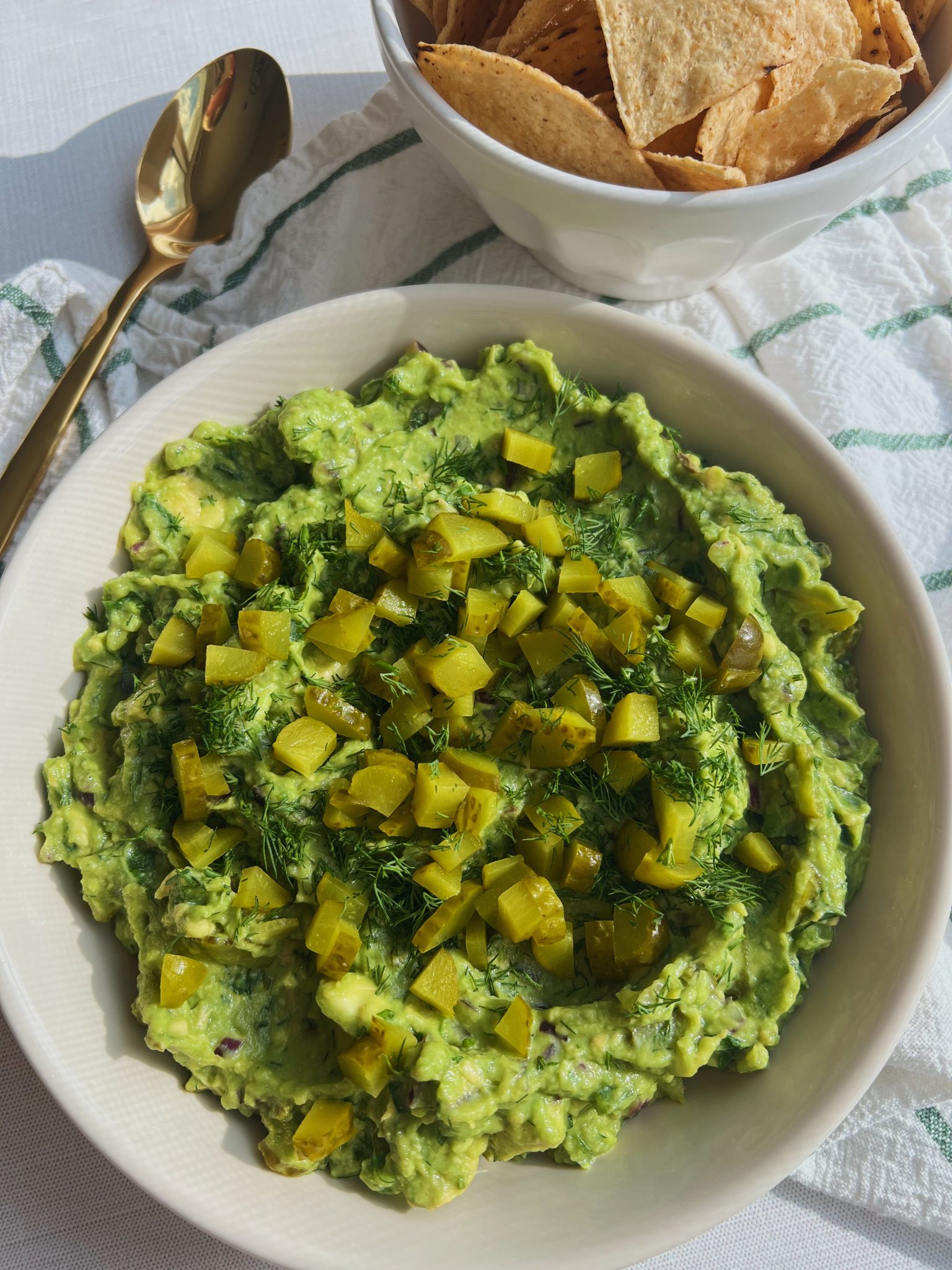 Dill Pickle Guacamole - Brooklyn's Bites