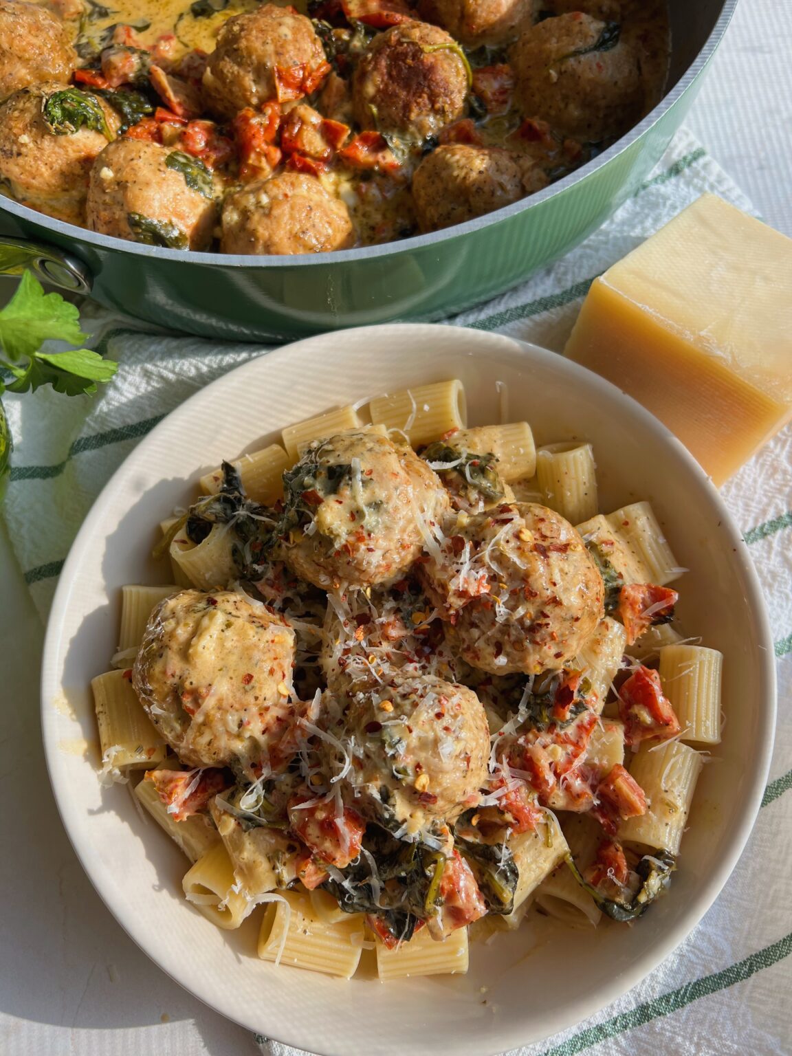 Marry Me Chicken Meatballs - Brooklyn's Bites