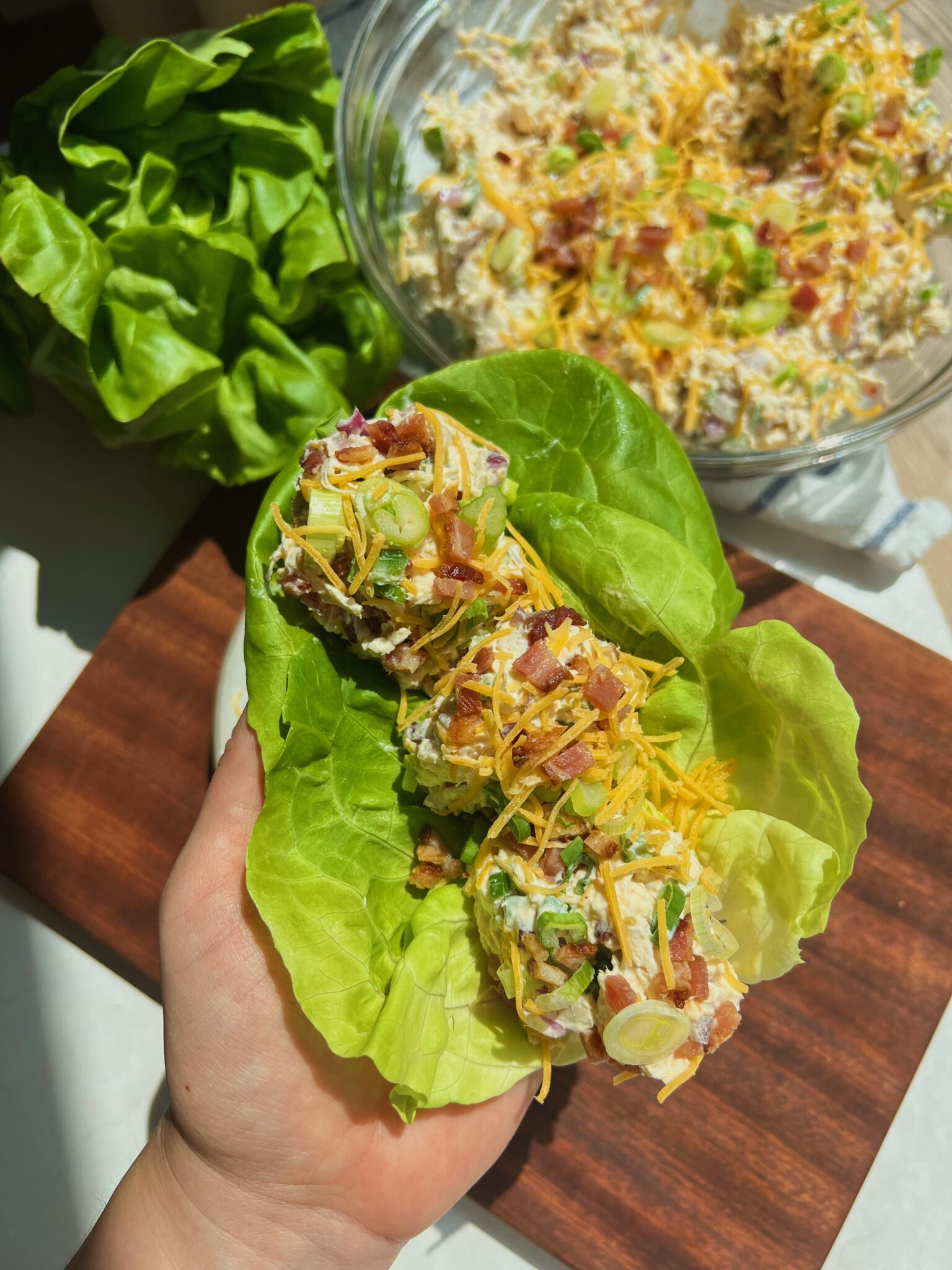 Jalapeno Popper Chicken Salad - Brooklyn's Bites