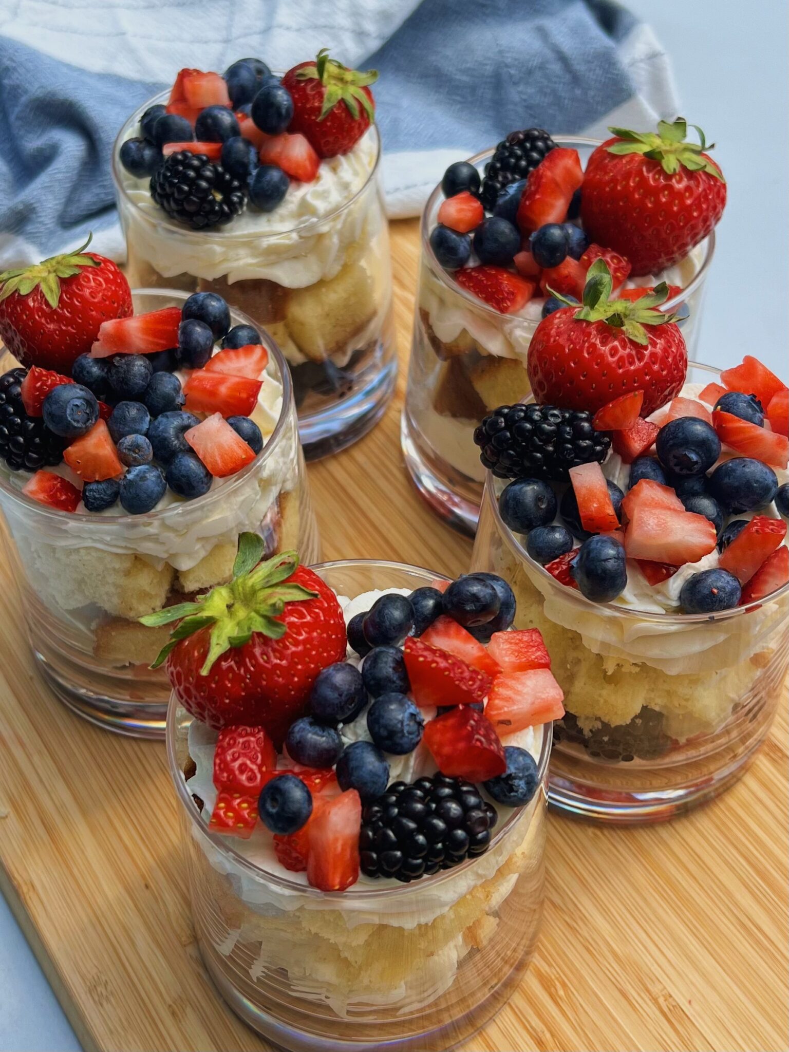Lemon Mascarpone Cream & Berry Trifles - Brooklyn's Bites